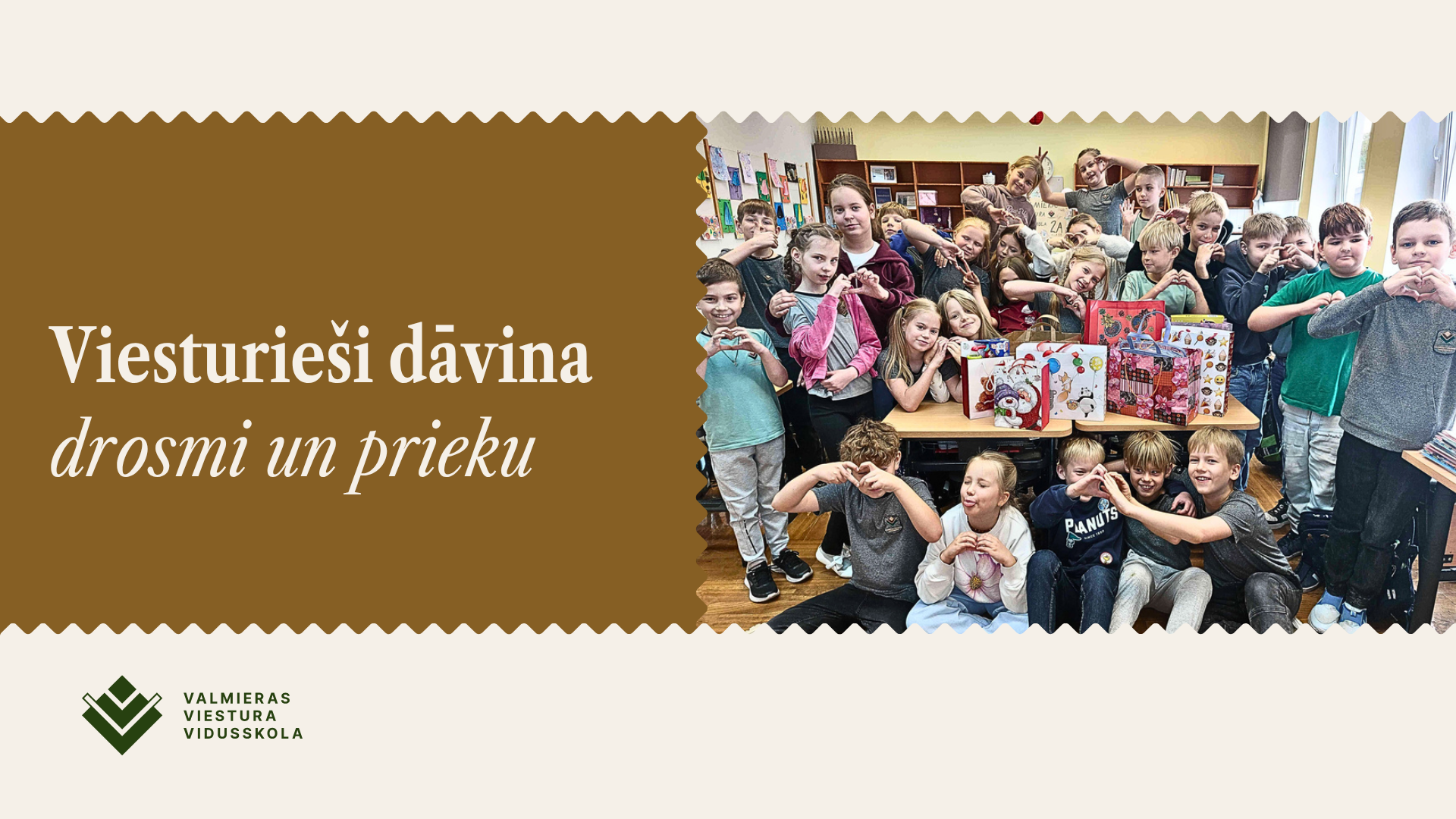 3.a klase dāvina drosmi un prieku – Valmieras Viestura vidusskola